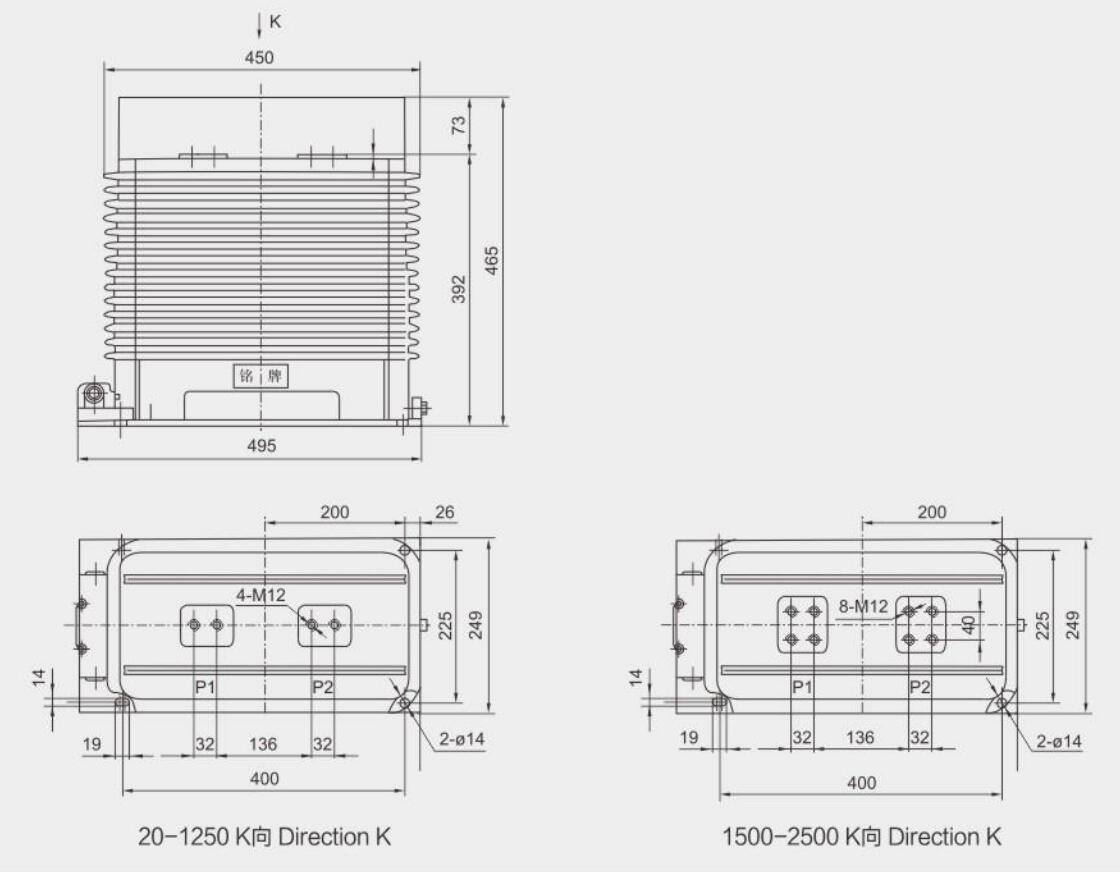 36KV High voltage current transformer LZZBJ9-36/250W2G1 from China ...